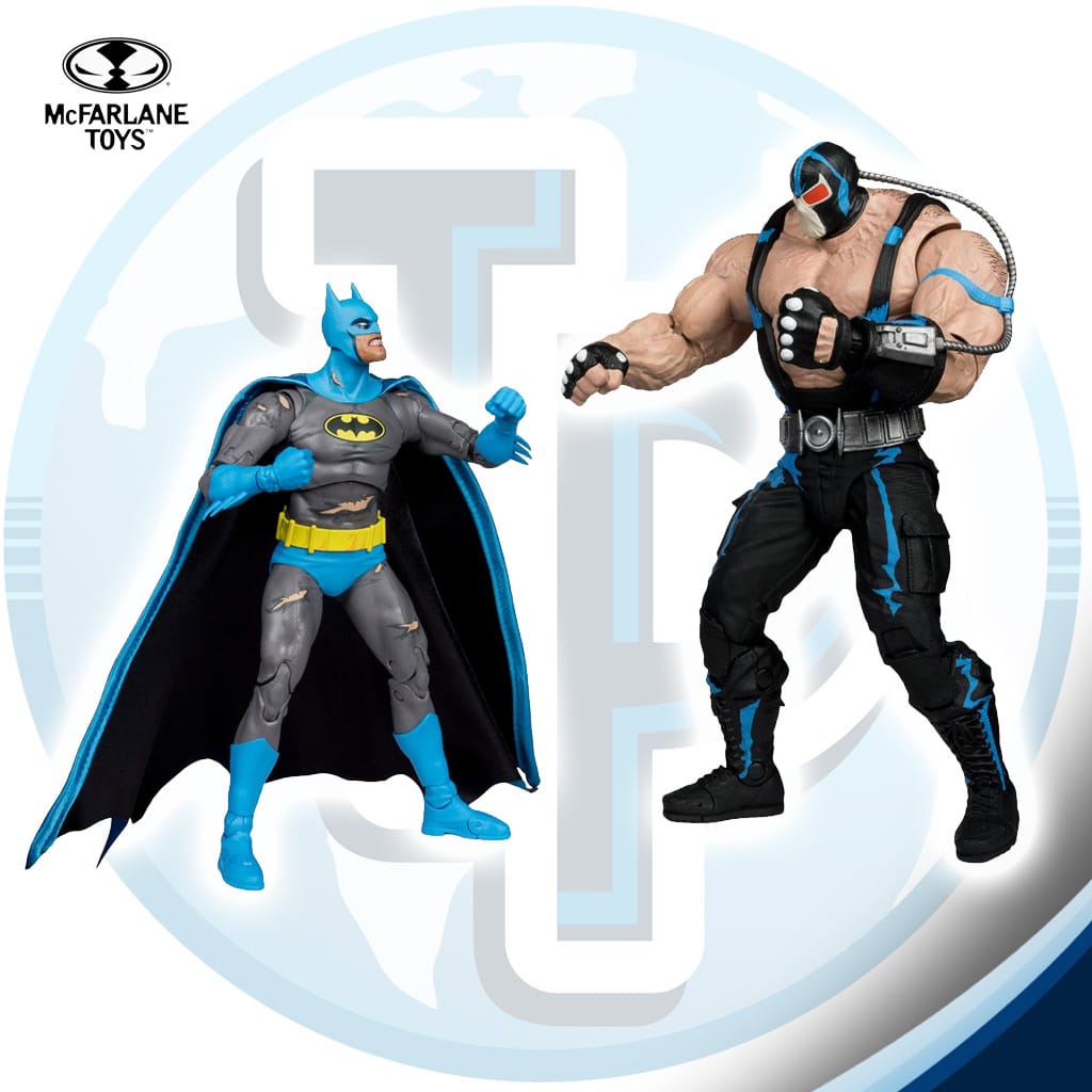 Batman: Knightfall DC Multiverse Batman vs. Bane Two-Pack - Tierra ...