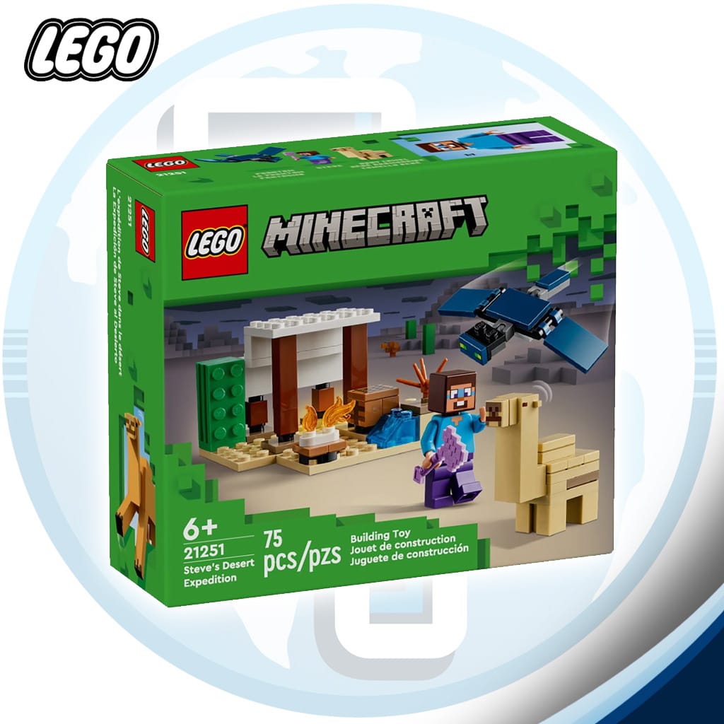 Lego Minecraft 21251 Expedición al Desierto de Steve - Tierra Prima ...