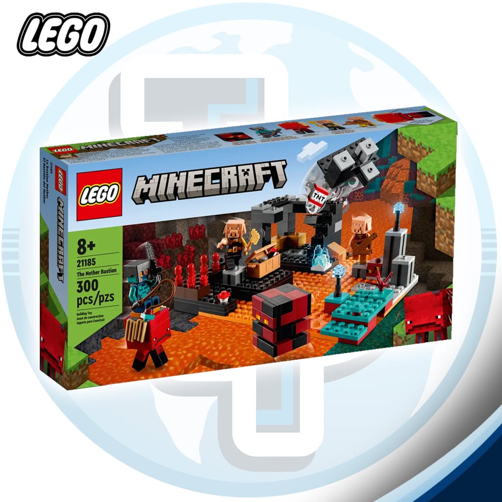 Lego Minecraft 21185 El Bastión del Nether - Tierra Prima Tienda Online ...