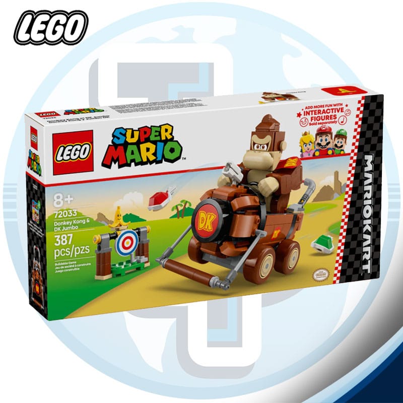 Lego Super Mario 72033 Mario Kart Donkey Kong y DK Jumbo - Tierra Prima ...