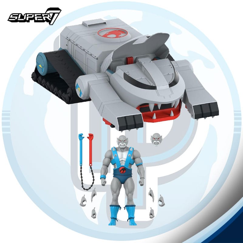 PREVENTA Thundercats Ultimates Thundertank con Panthro Toy Version ...